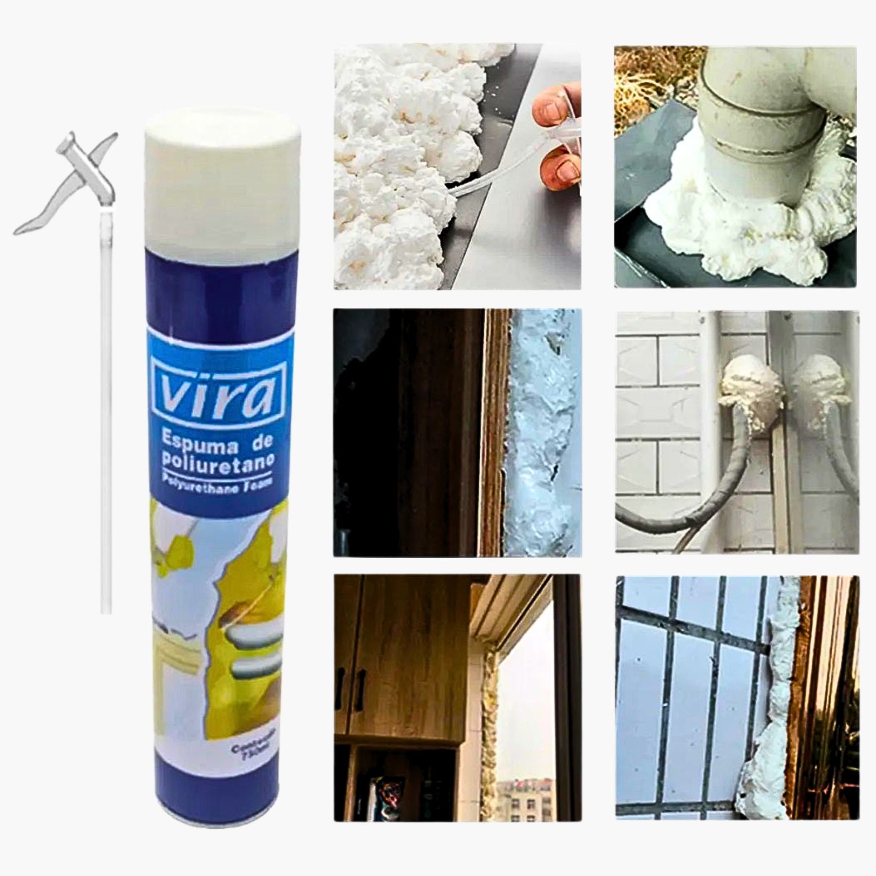Espuma Expansiva de Poliuretano en Spray – wolfytienda